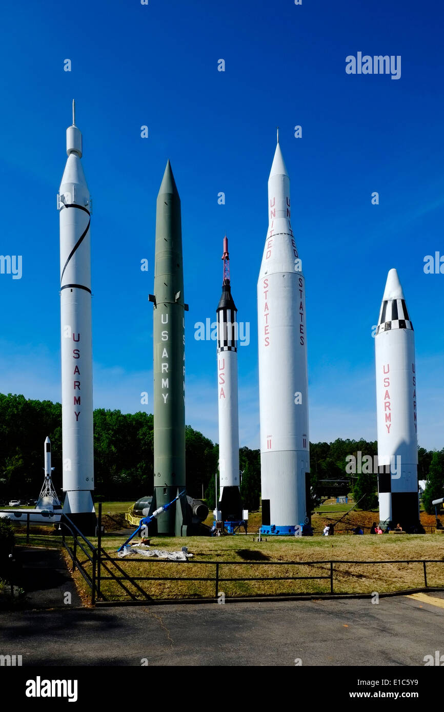 Rocket Missile Model Display US Space and Rocket Center Huntsville ...