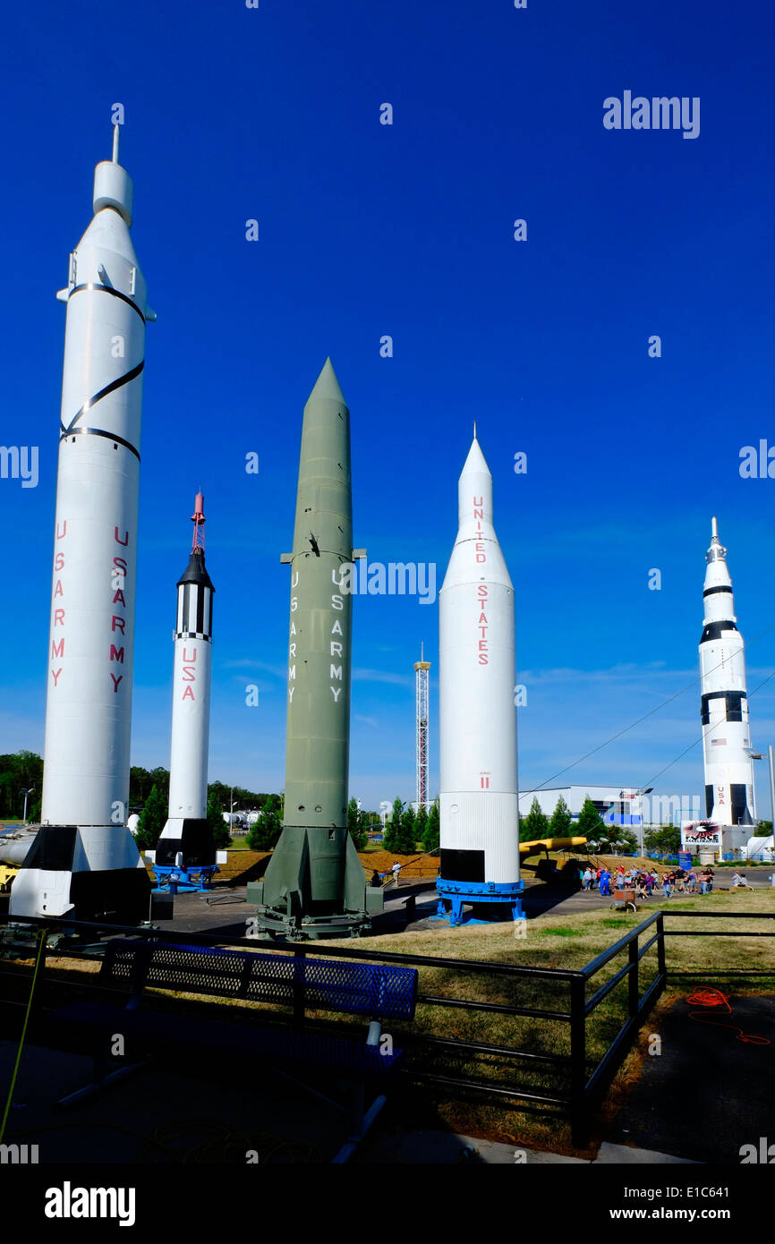 Rocket Missile Model Display US Space and Rocket Center Huntsville ...