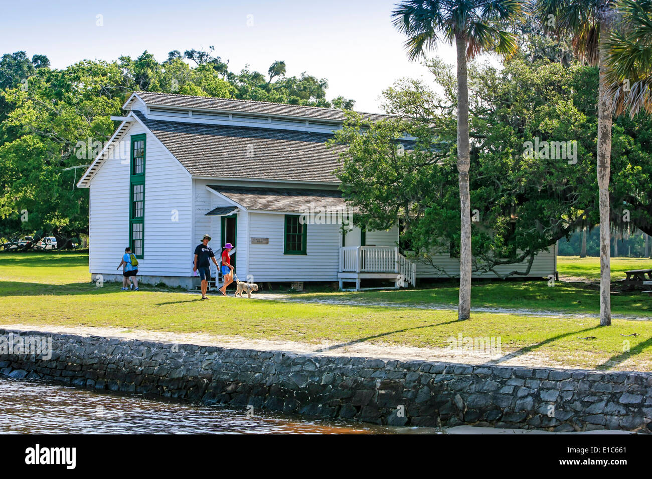 The Old Ice House on Cumberland Island Plantation in Georgia Stock ...