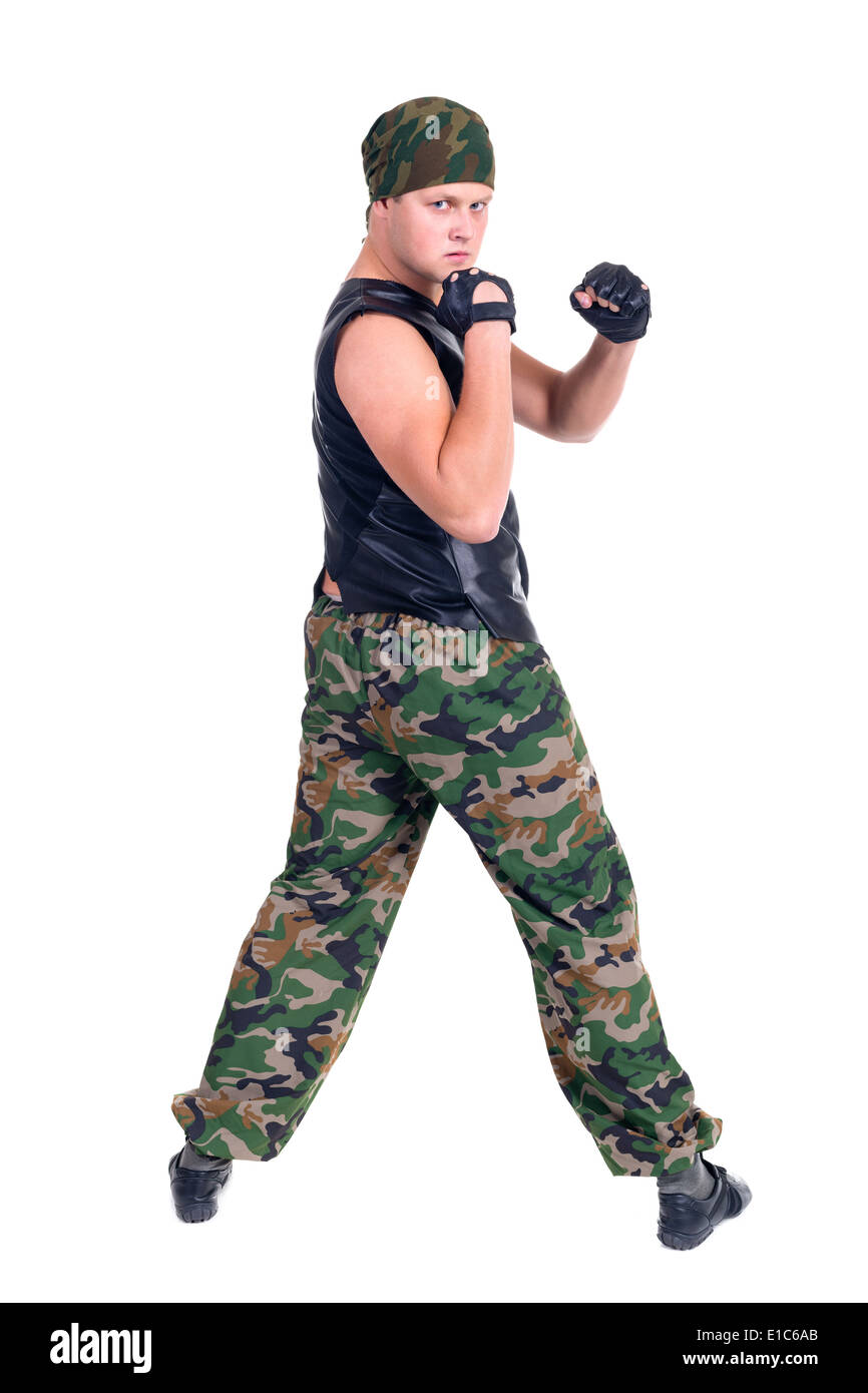 Portrait black male soldier in Cut Out Stock Images & Pictures - Alamy