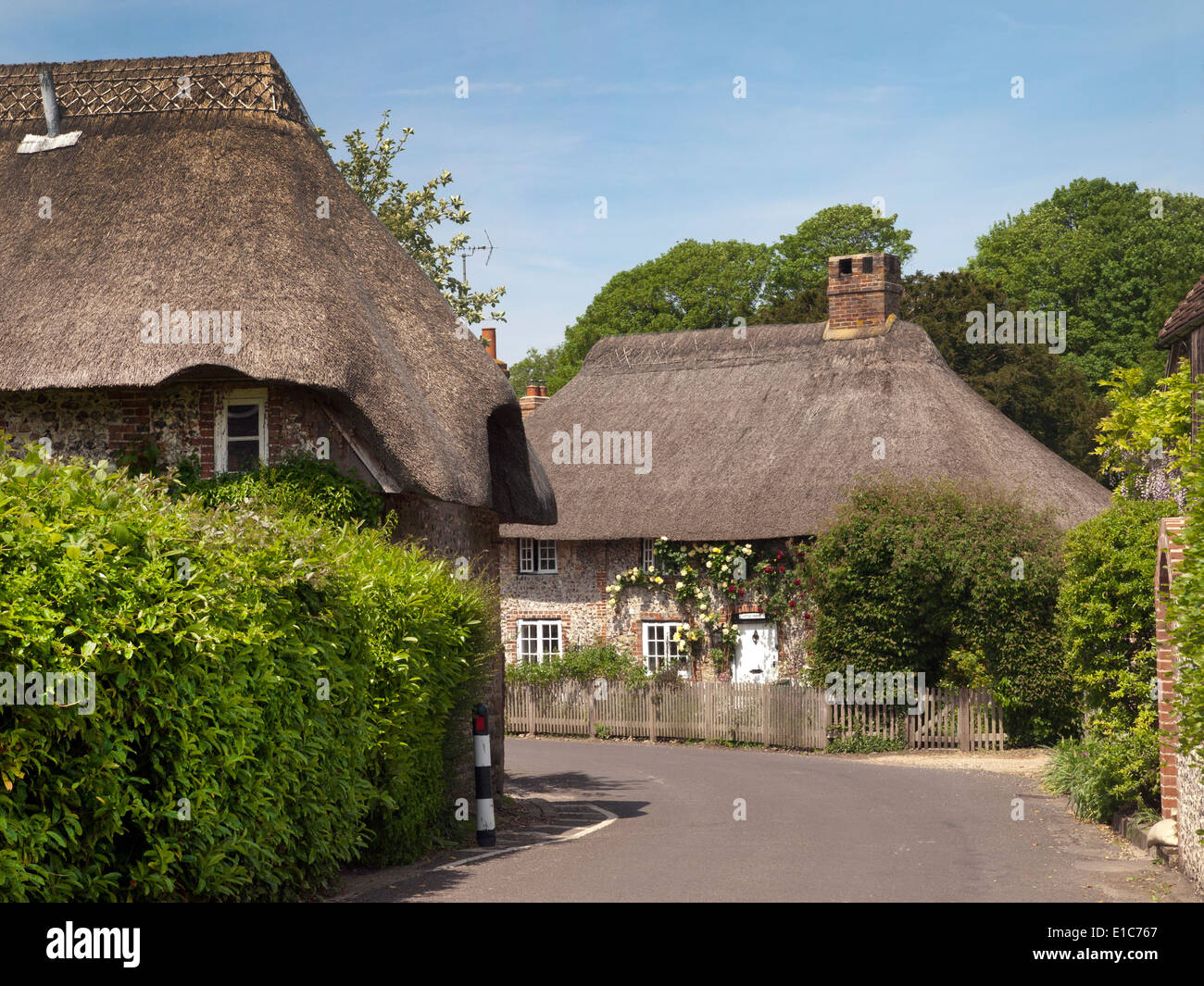 The pretty West Sussex village of Singleton Stock Photo - Alamy
