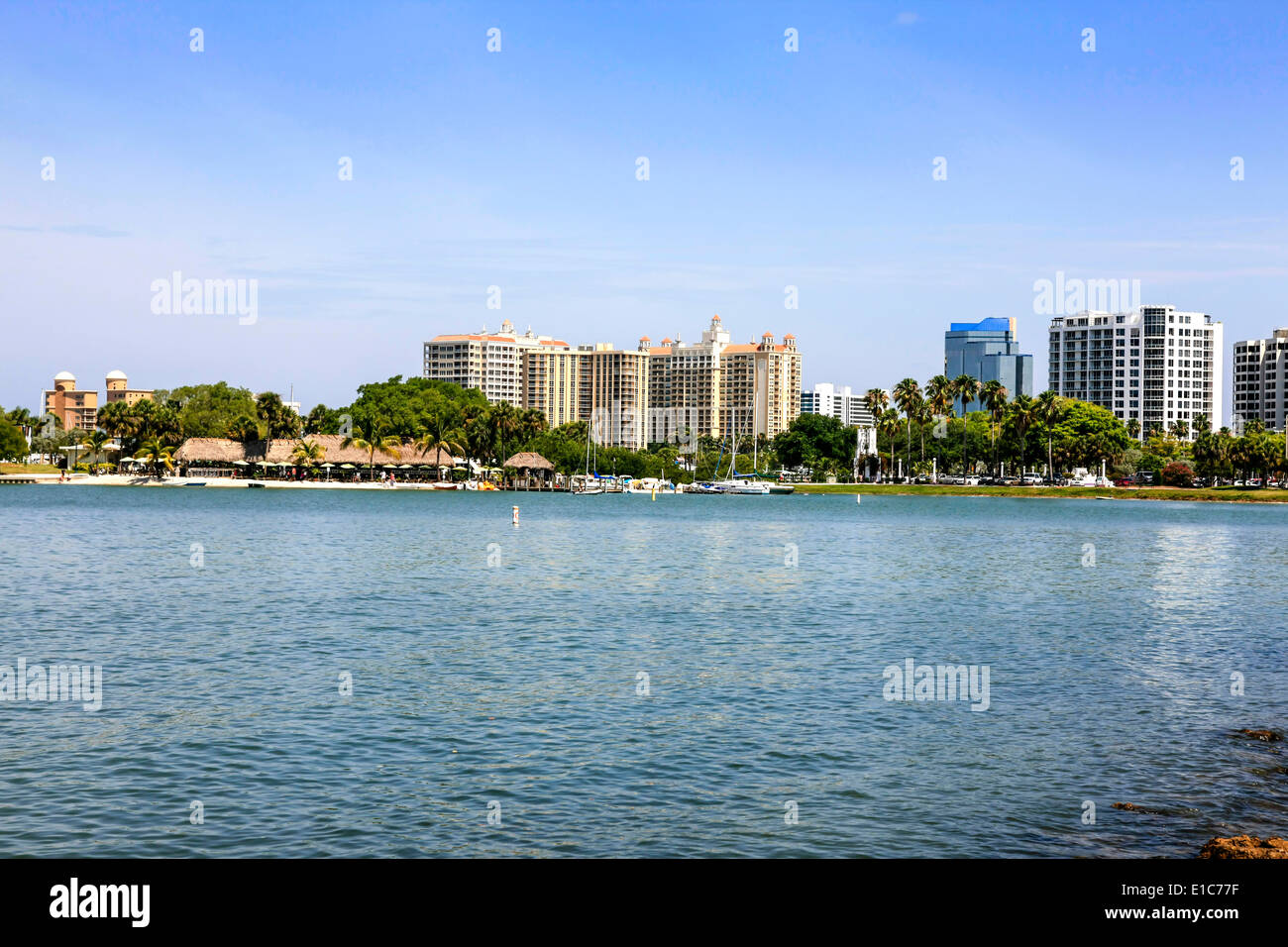 Sarasota waterfront an Bay in SW Florida Stock Photo - Alamy