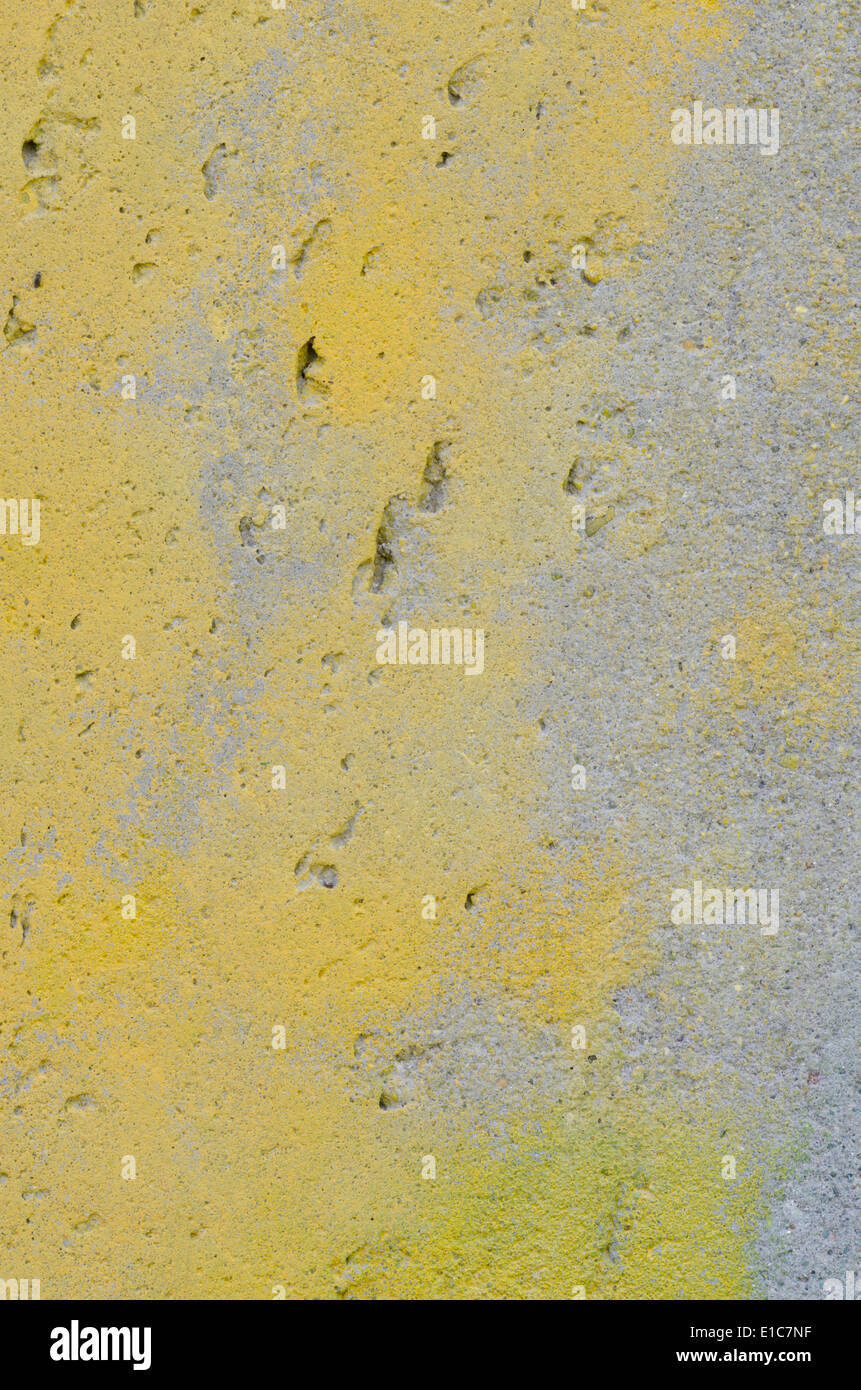 yellow plaster wall background texture Stock Photo - Alamy