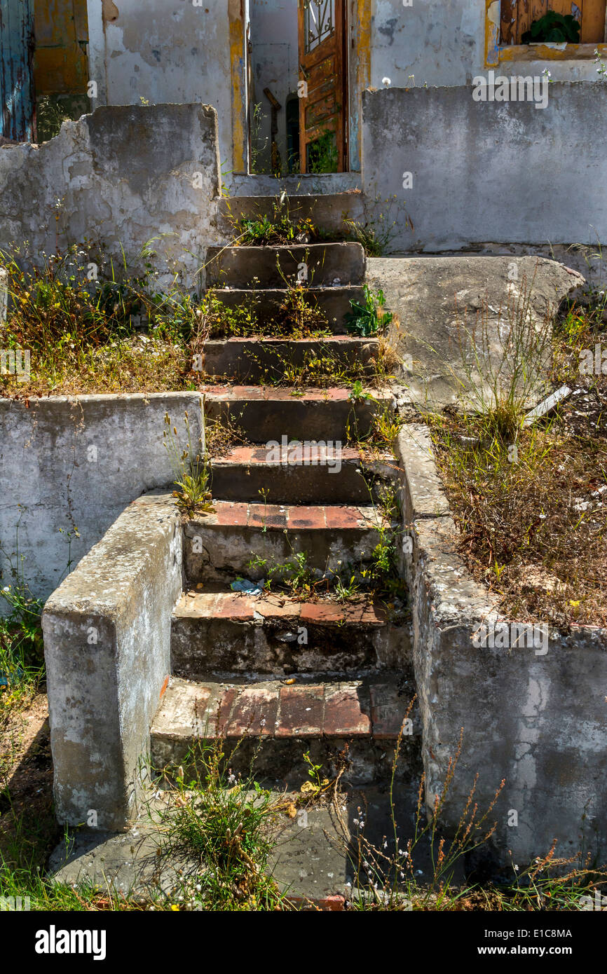 Old derelict buildings in a bad state of repair Stock Photo - Alamy
