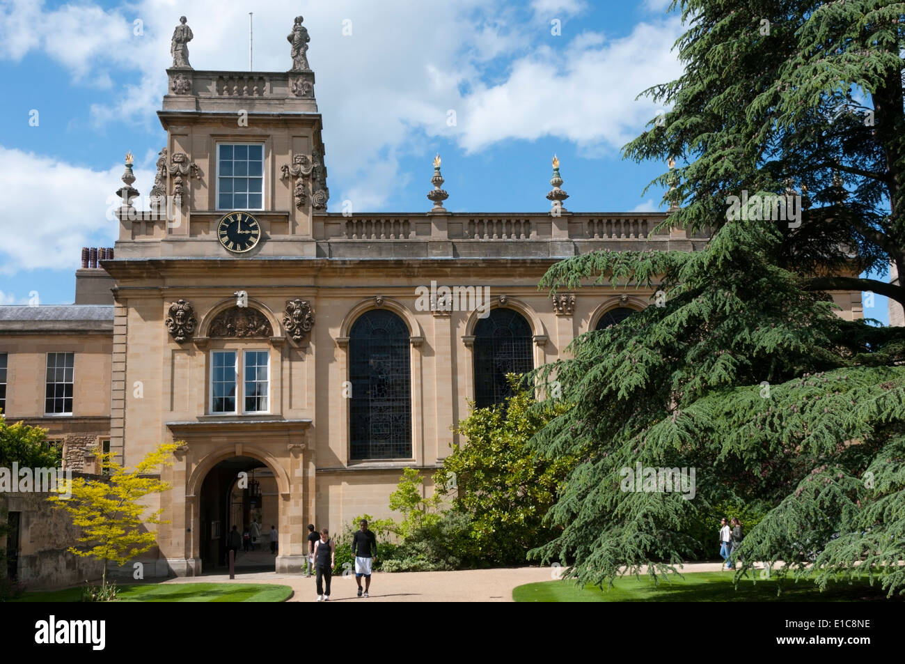 Trinity College Chapel, Oxford, seen from the Front Quadrangle Stock ...