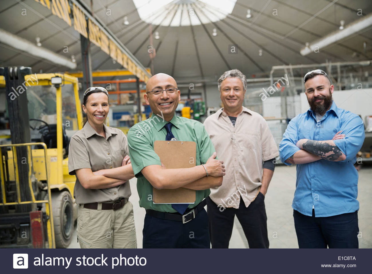 Factory boss workers hi-res stock photography and images - Alamy