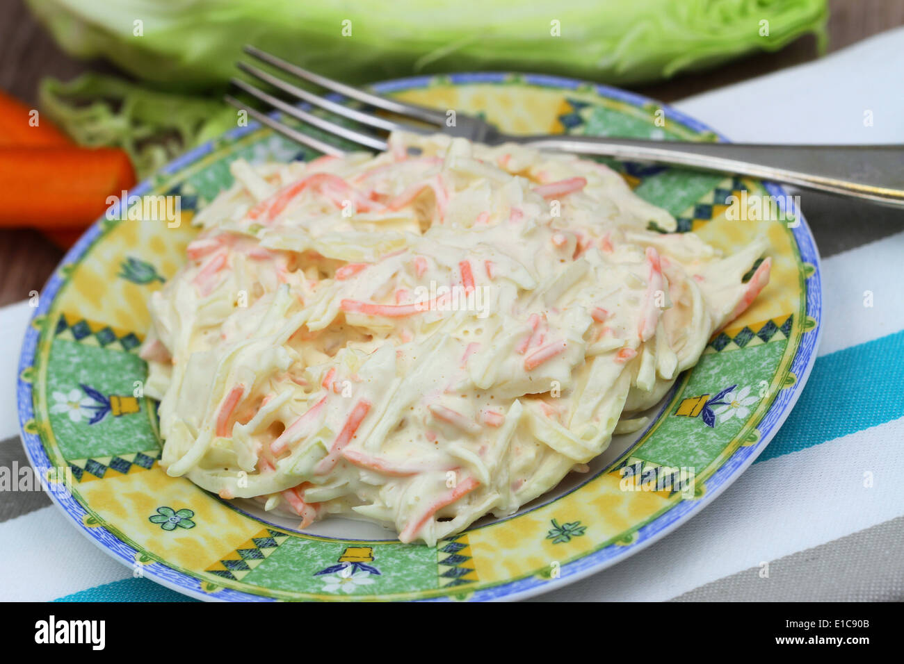 Coleslaw salad hi-res stock photography and images - Alamy