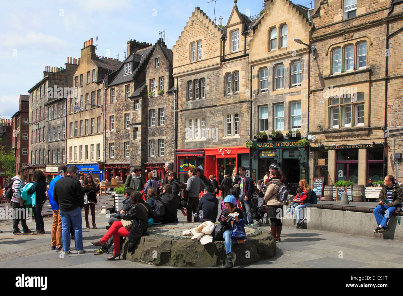 Edinburgh grassmarket hi-res stock photography and images - Alamy