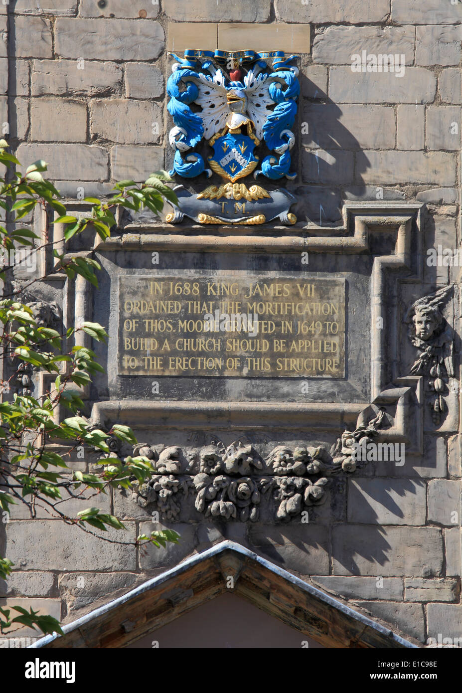 UK, Scotland, Edinburgh, Canongate Church Stock Photo - Alamy