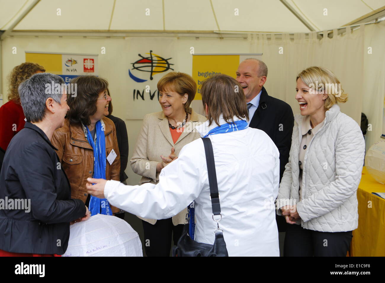 Angela merkel smiling hi-res stock photography and images - Alamy