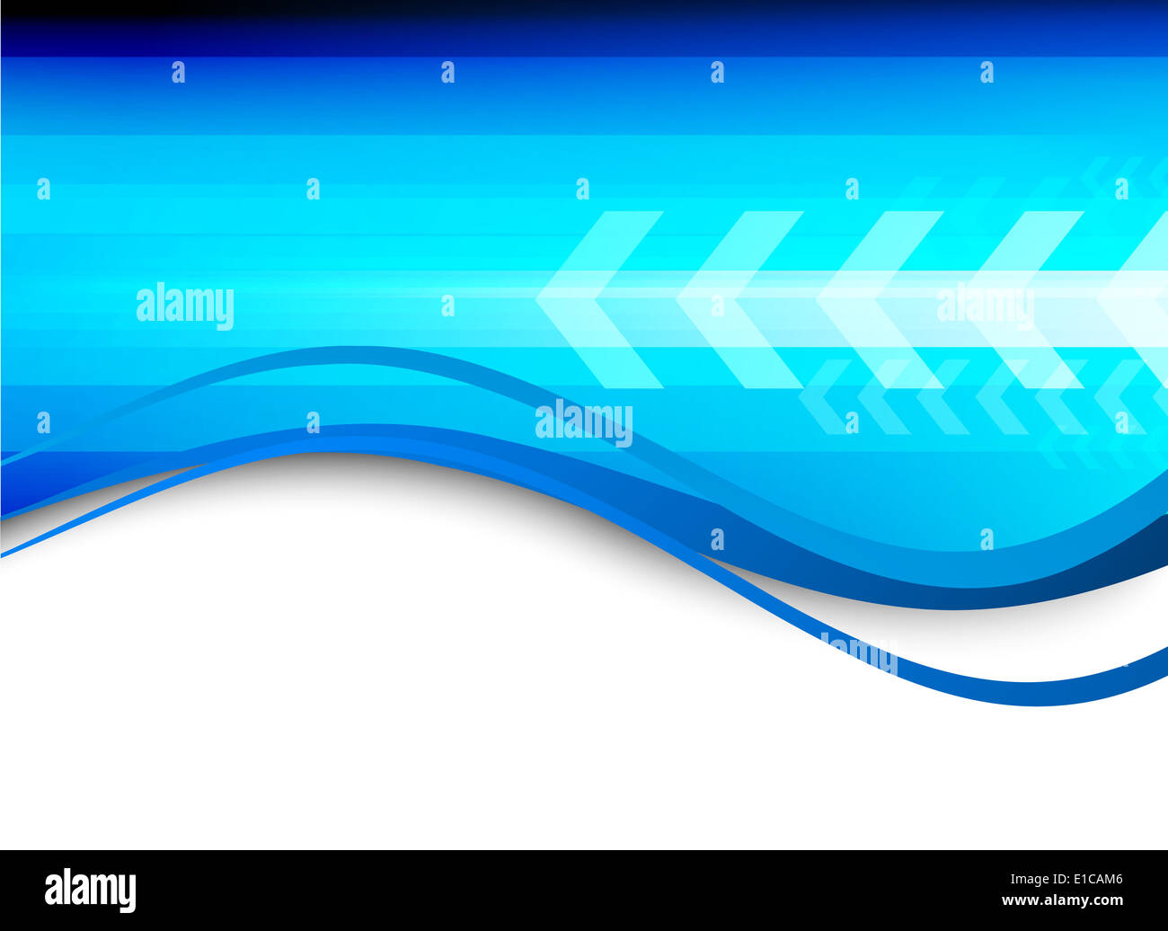 Abstract blue tech background Stock Photo - Alamy
