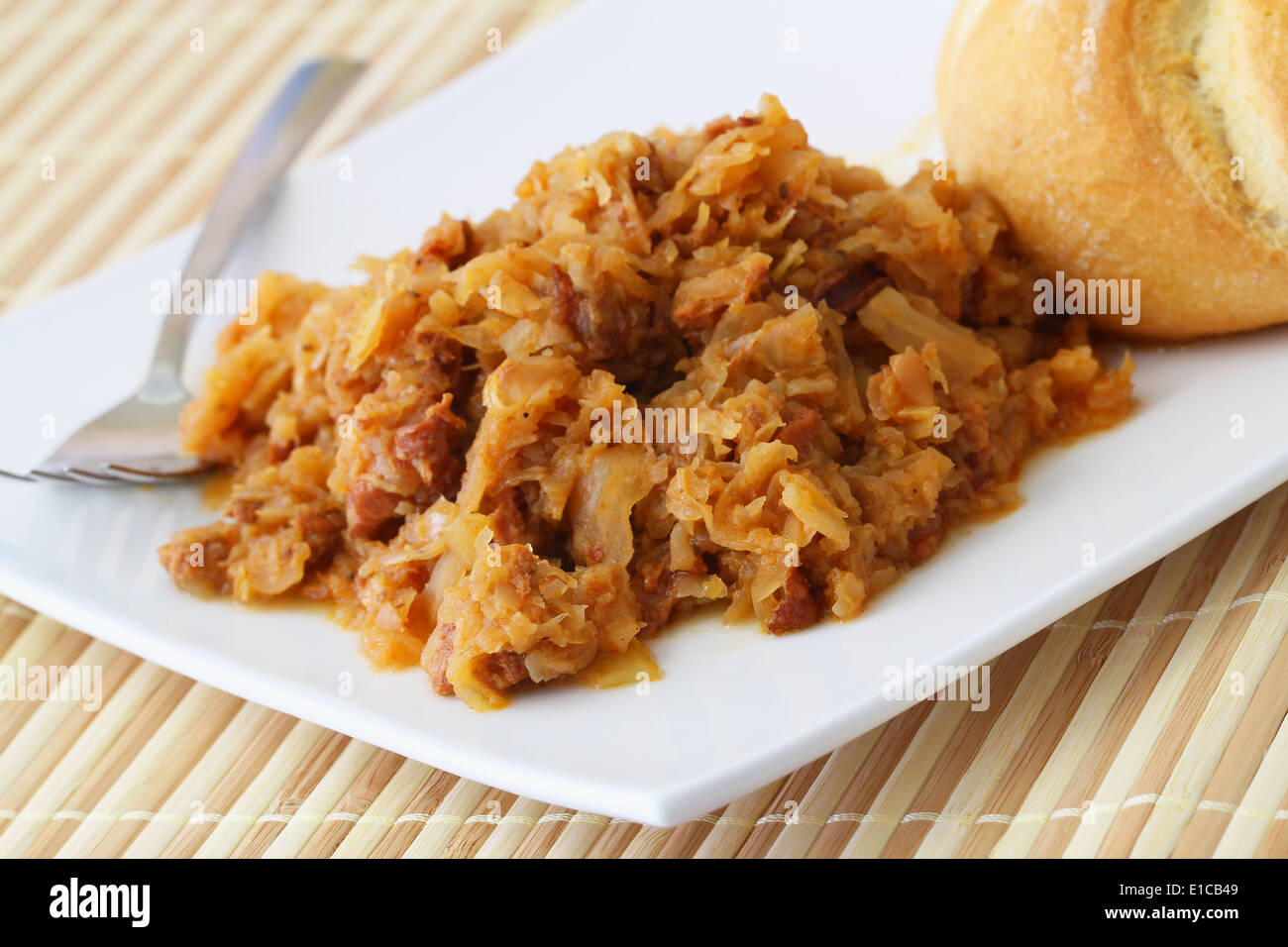 Traditional Polish bigos Stock Photo - Alamy