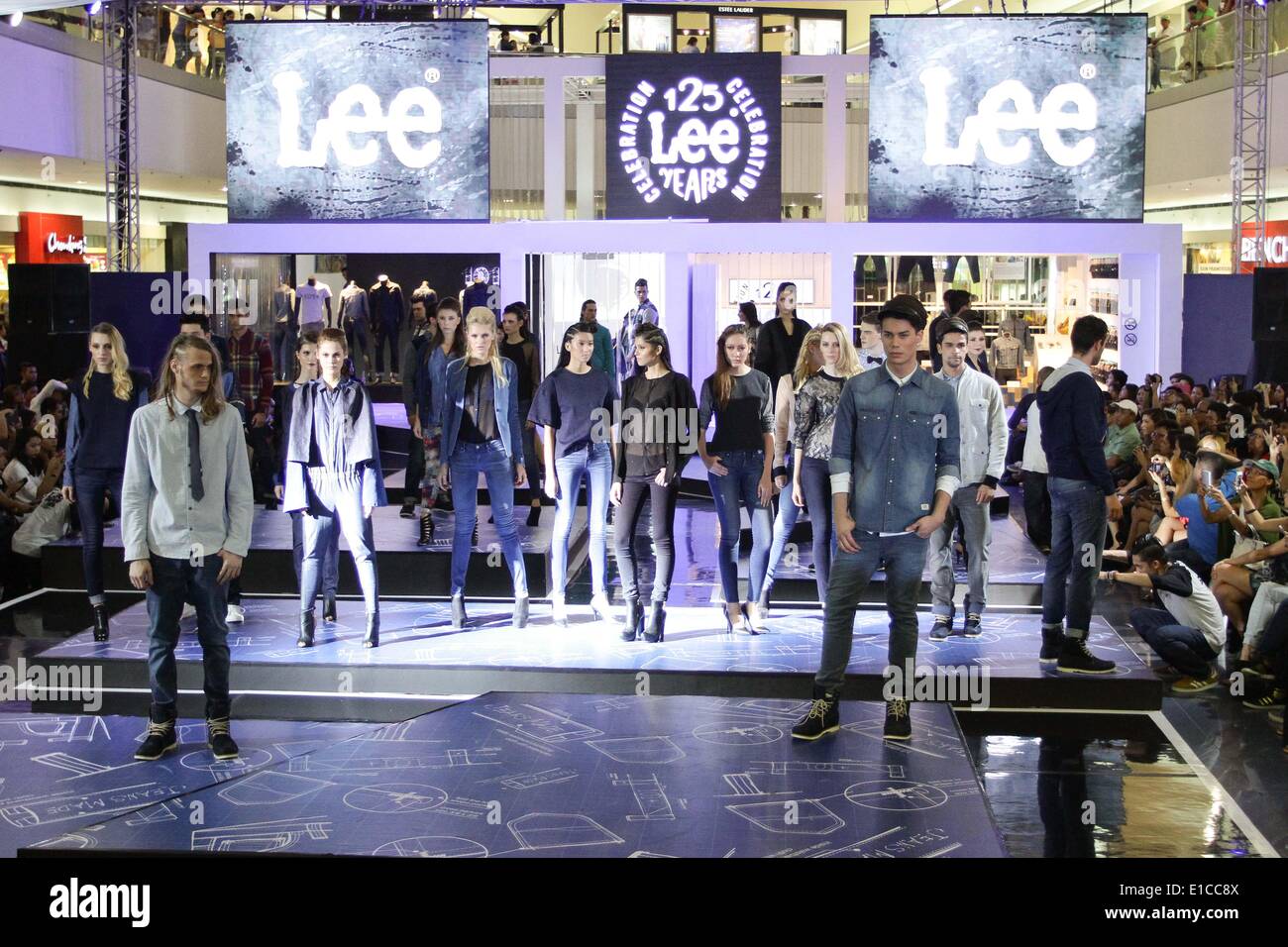 Models present creations from Lee during it's 125th year celebration in ...