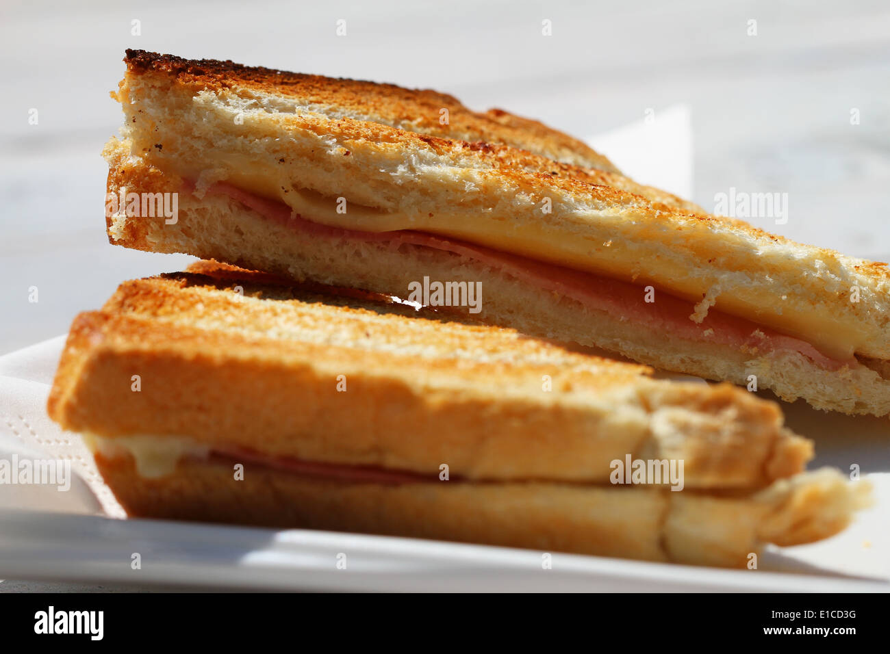 Closeup cheese toast hi-res stock photography and images - Alamy