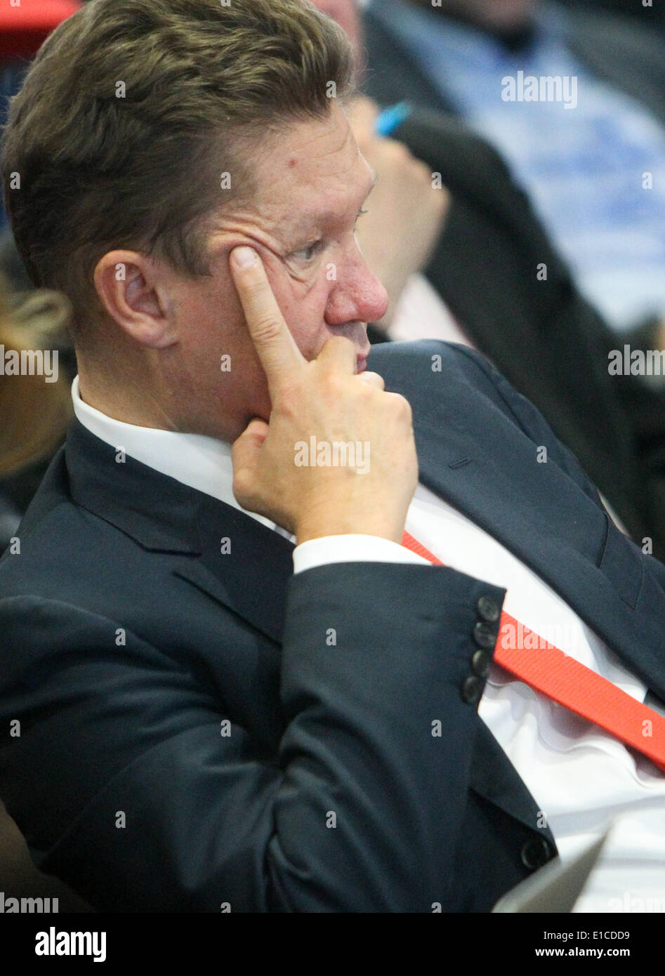 Berlin, Germany. 30th May, 2014. Alexey Miller, CEO of the Russian ...