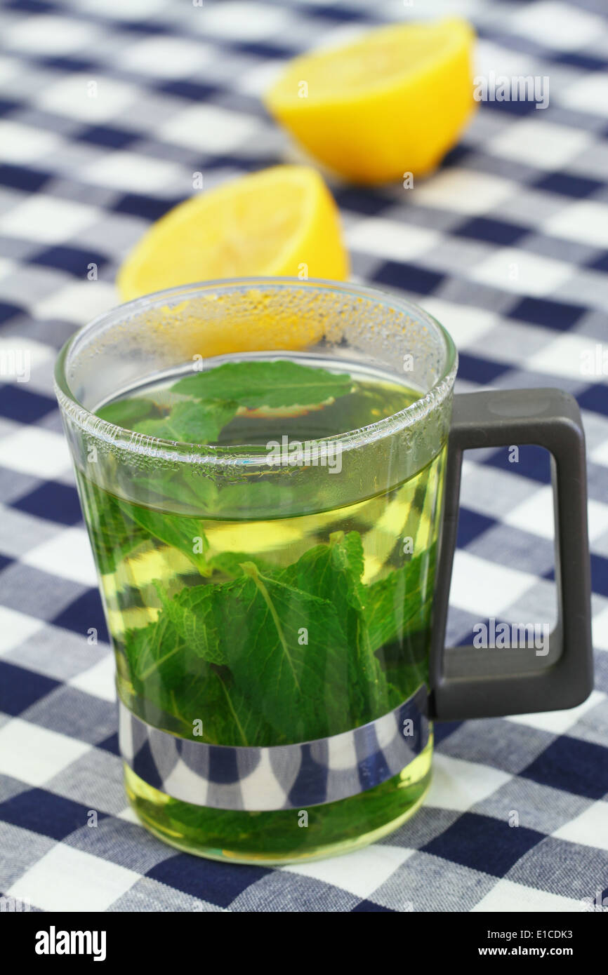 Lemon with leaf hi-res stock photography and images - Alamy