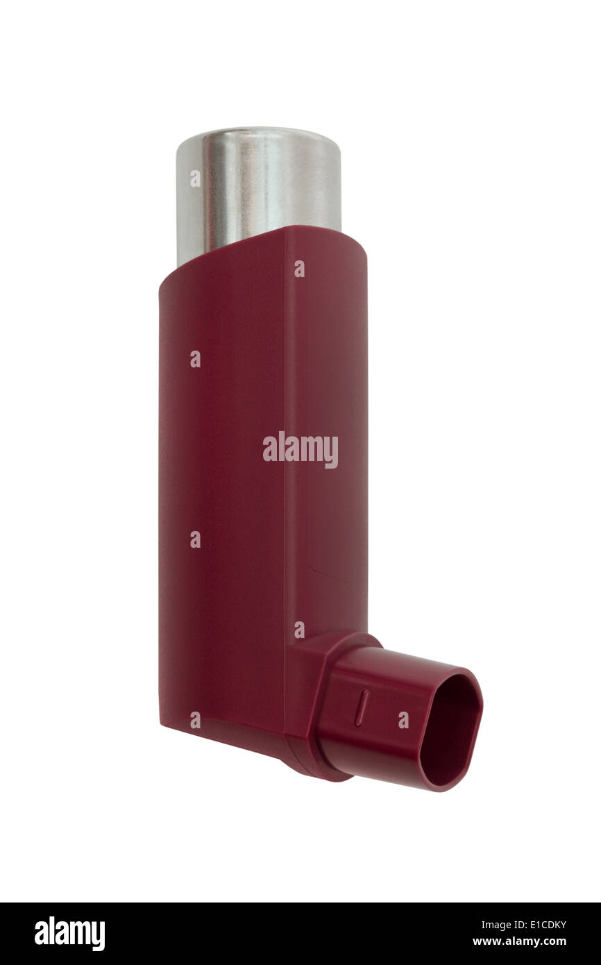 White and red inhaler hi-res stock photography and images - Alamy