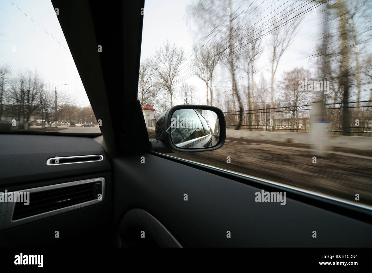 Car side view driving wide hi-res stock photography and images - Alamy