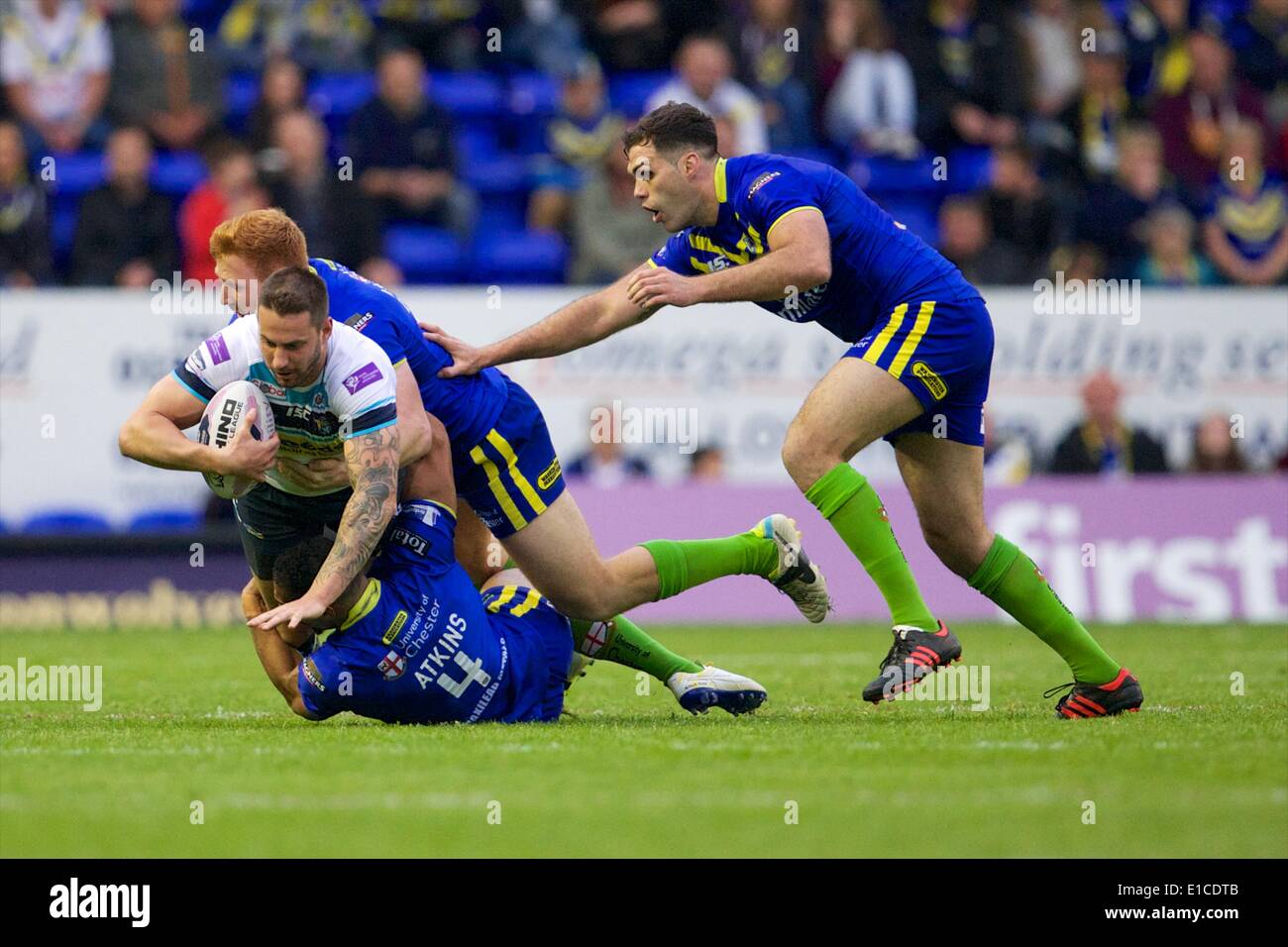 Warrington Wolves Ryan Atkins High Resolution Stock Photography and ...