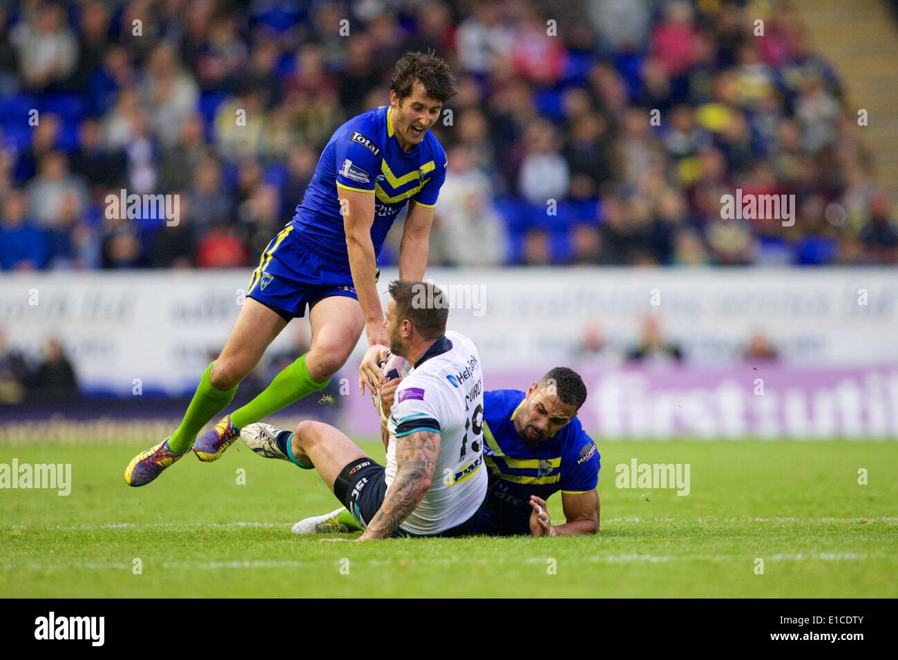 Warrington, UK. 30th May, 2014. Warrington Wolves stand-off Stefan ...
