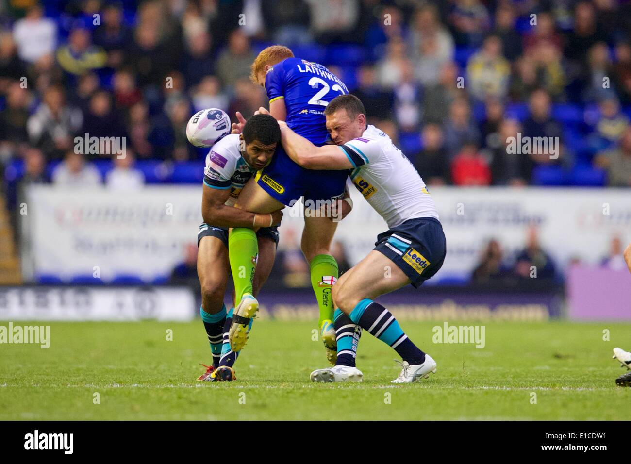 Warrington, UK. 30th May, 2014. Warrington Wolves second row James ...