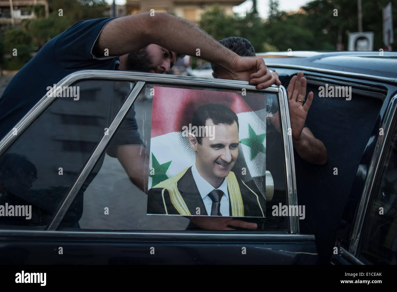 Bashar al assad car hi-res stock photography and images - Alamy