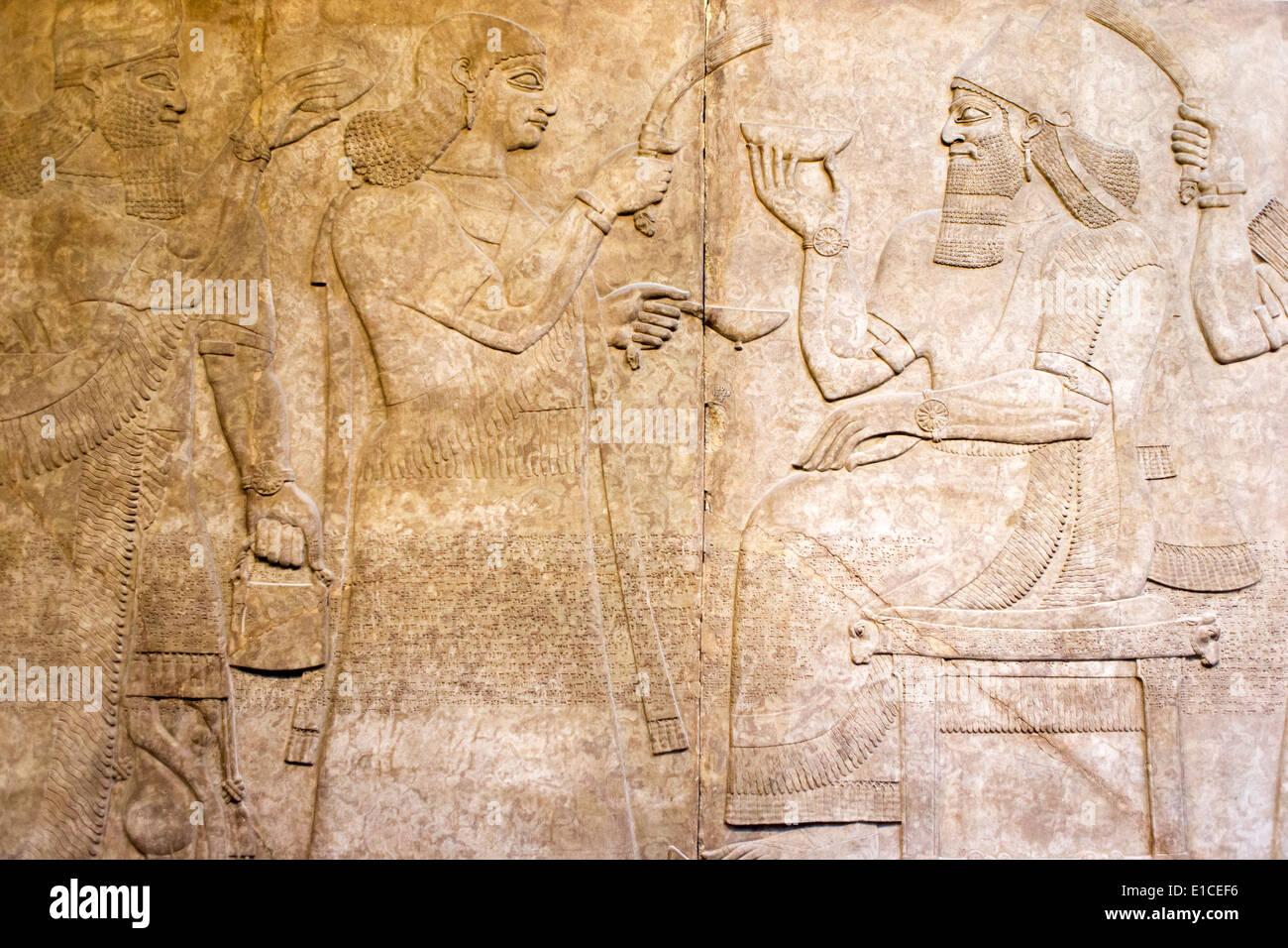 Assyrian bas relief hi-res stock photography and images - Alamy