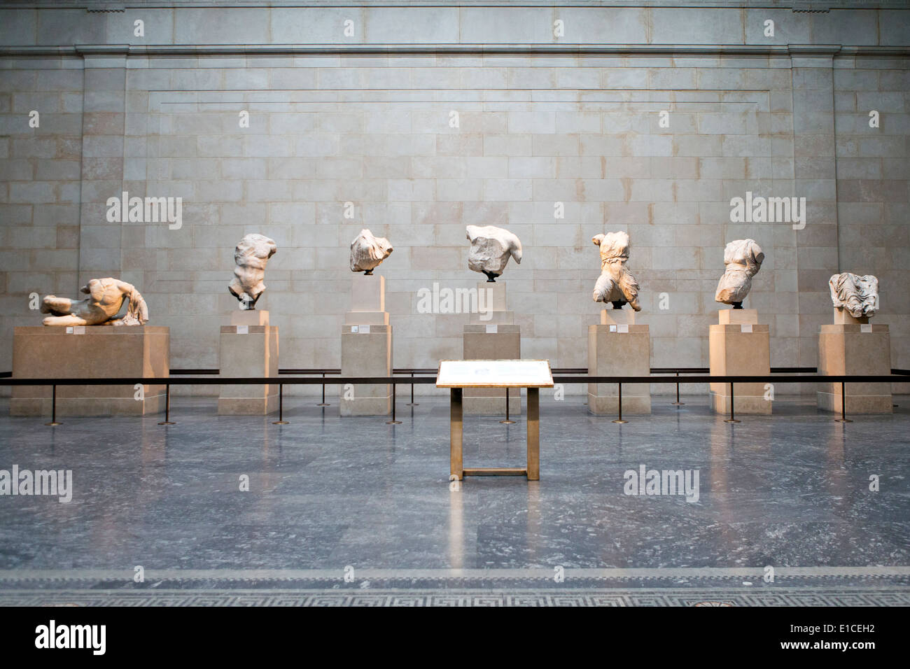 The Elgin Marbles (Parthenon Marbles) on display in the Duveen Gallery ...