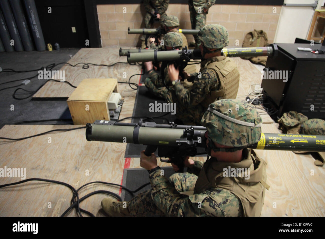U.S. Marines with Weapons Platoon, Company L, 3rd Battalion, 1st Marine ...