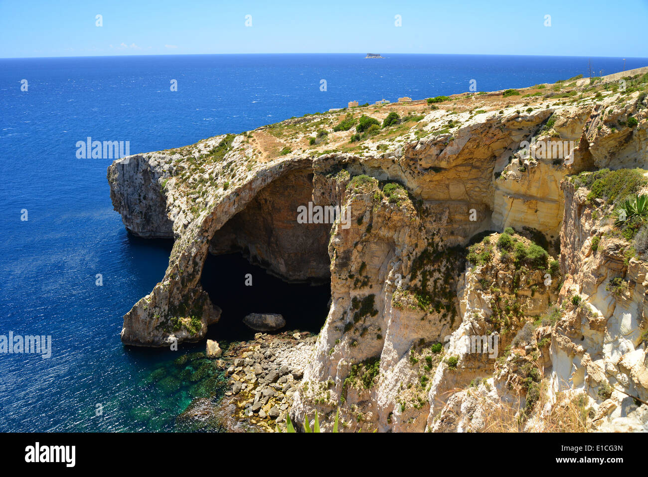 Blue Grotto, Wied iż-Żurrieq, South Eastern District, Malta Xlokk ...