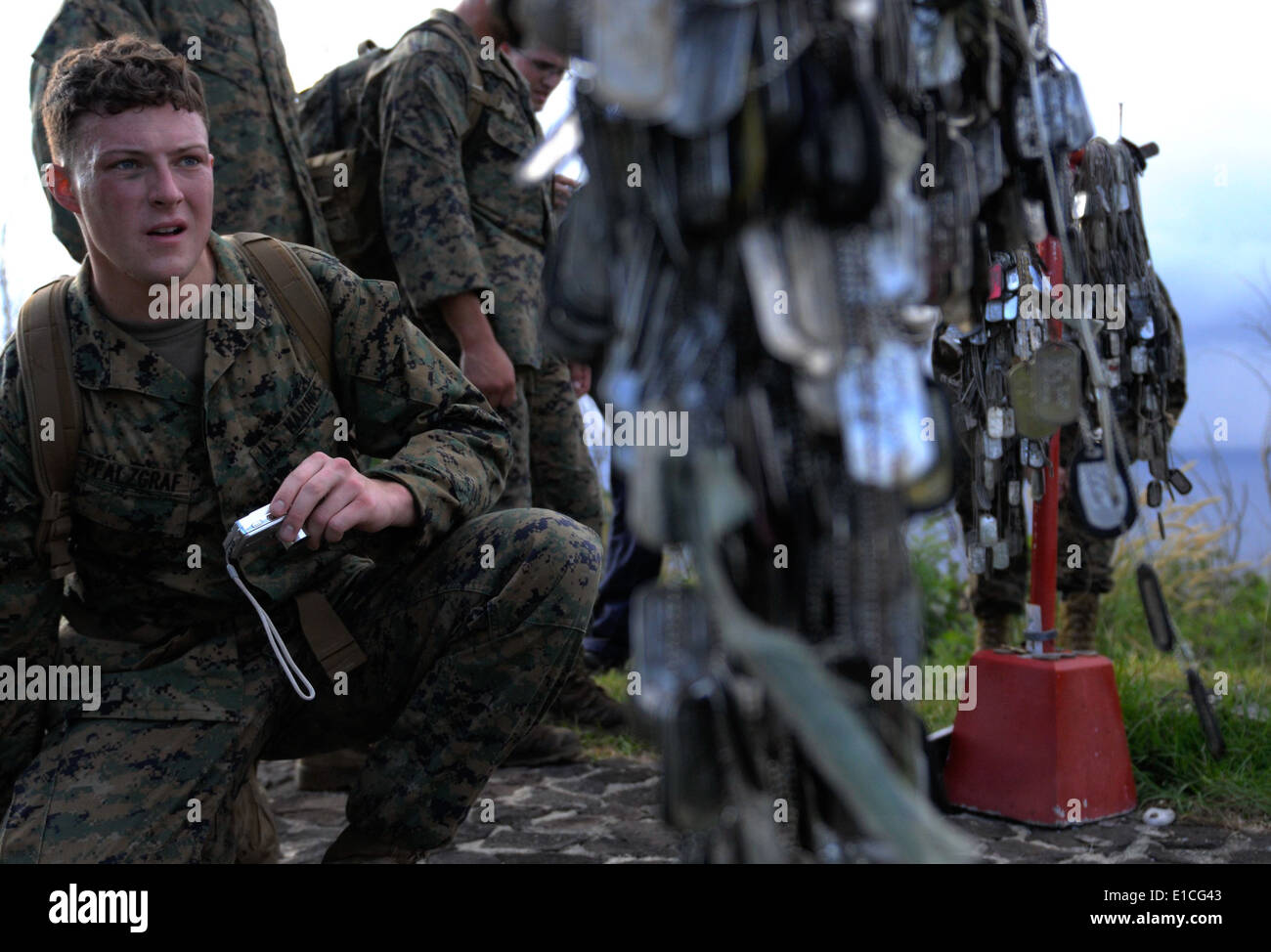 U.S. Marine Corps Lance Cpl. Jarid Phalzgraf, of Fleet Antiterrorism ...