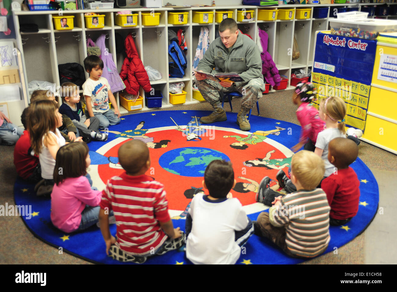 U.S. Air Force Senior Airman Kyle Strang, a flight training monitor ...