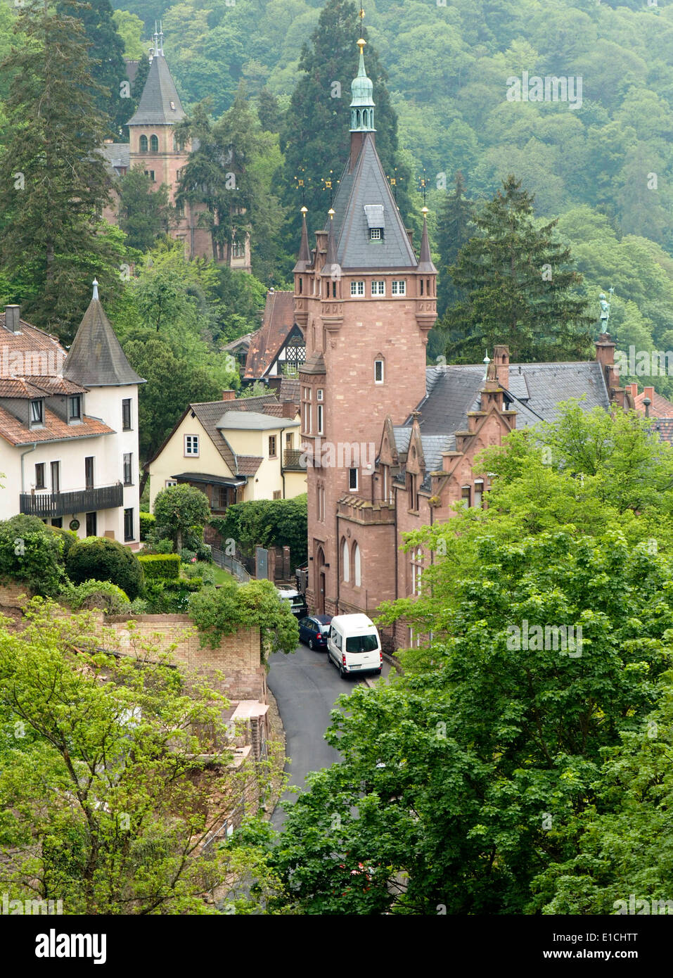 Street in Heidelberg Germany Stock Photo - Alamy