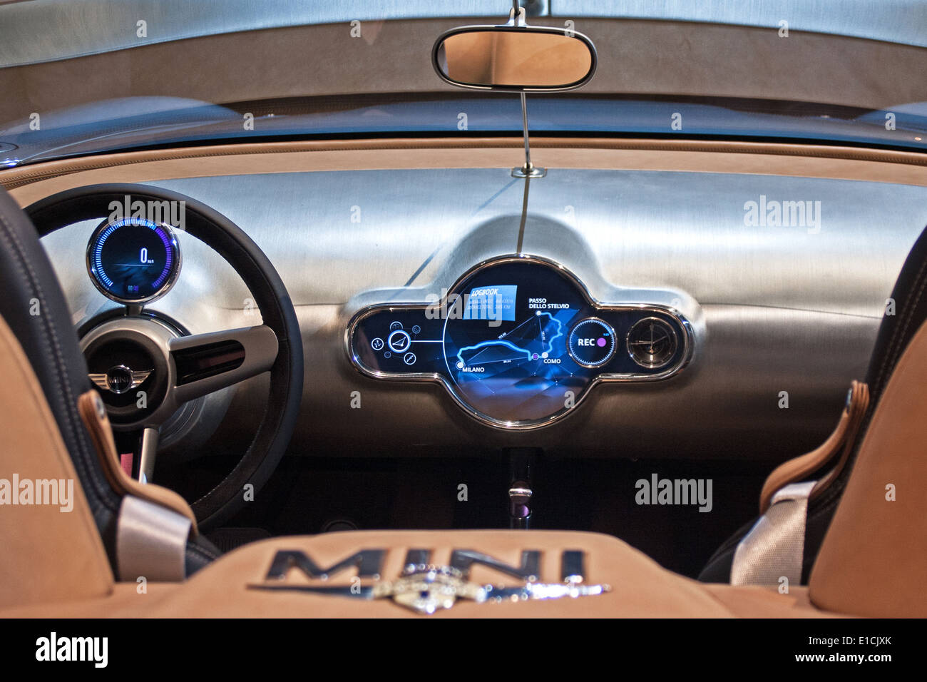 dash, BMW Mini Superleggera Vision concept car, launched at Villa d ...