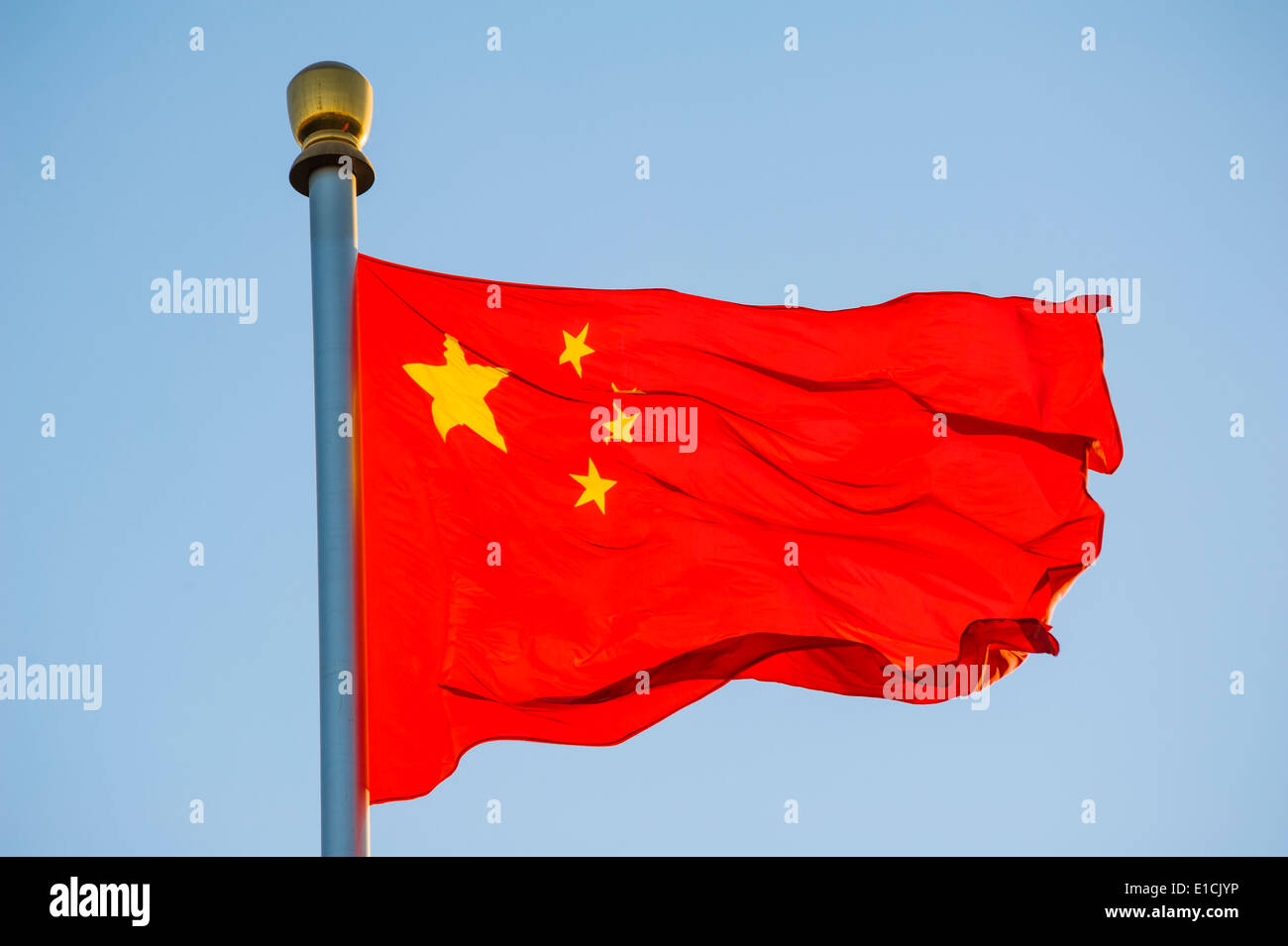 Chinese national flag Stock Photo - Alamy