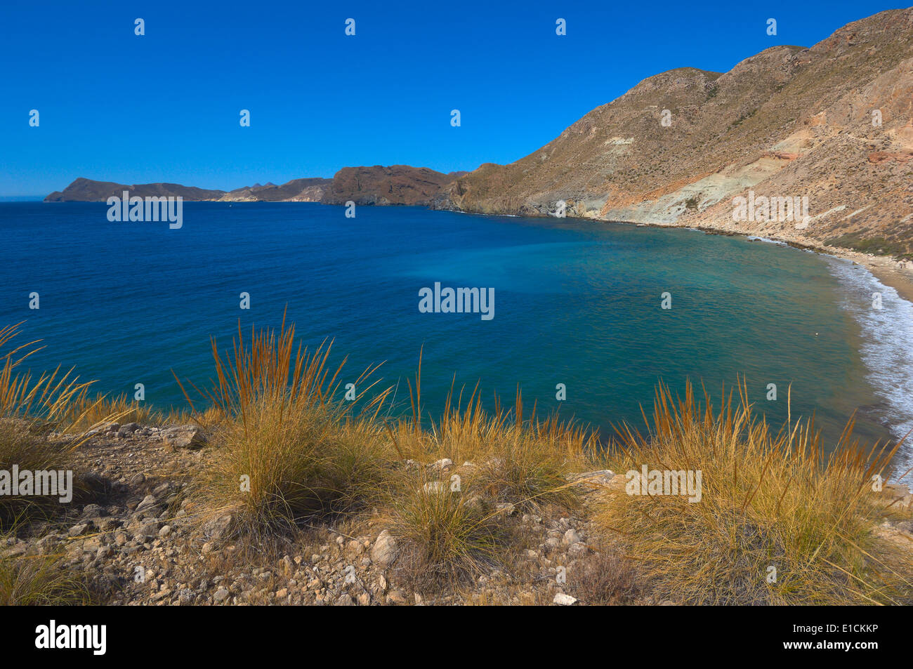 Cabo de Gata, Cala San Pedro, Beach, Biosphere Reserve, Cabo de Gata ...