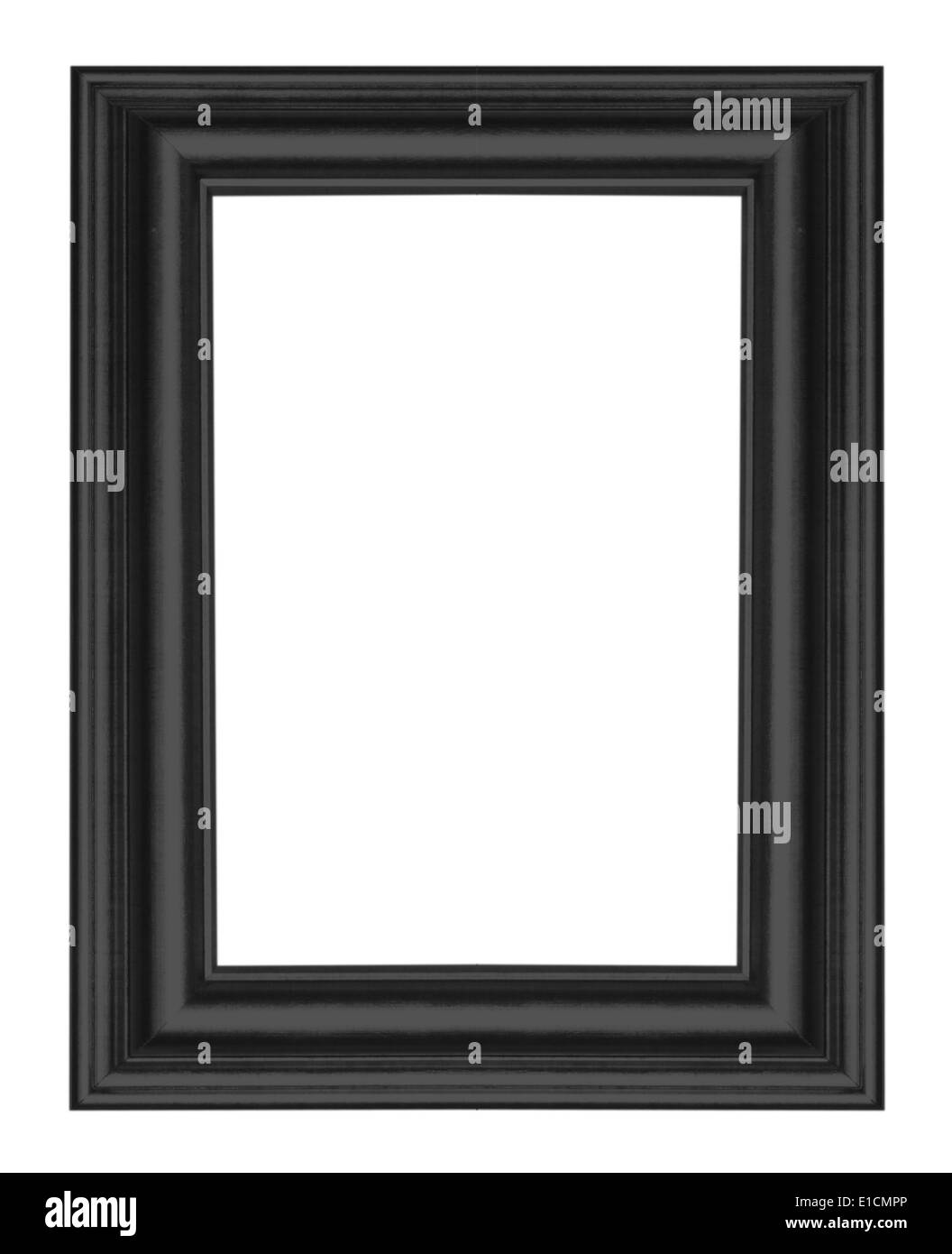 Antique black frame isolated on white background Stock Photo - Alamy