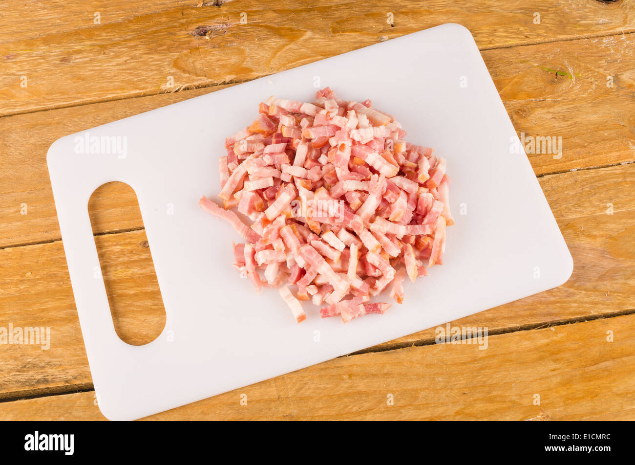 Diced bacon hi-res stock photography and images - Alamy