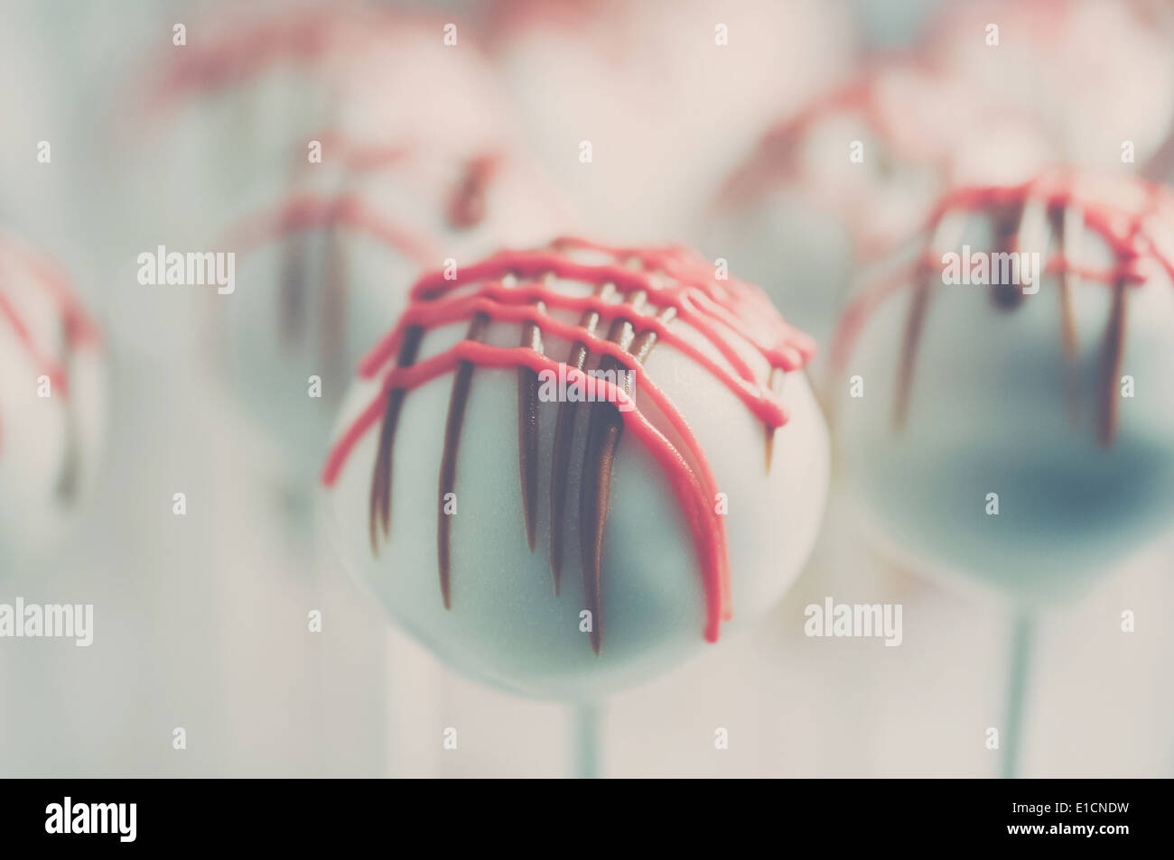 Colorful Desert Cake Pops Stock Photo - Alamy