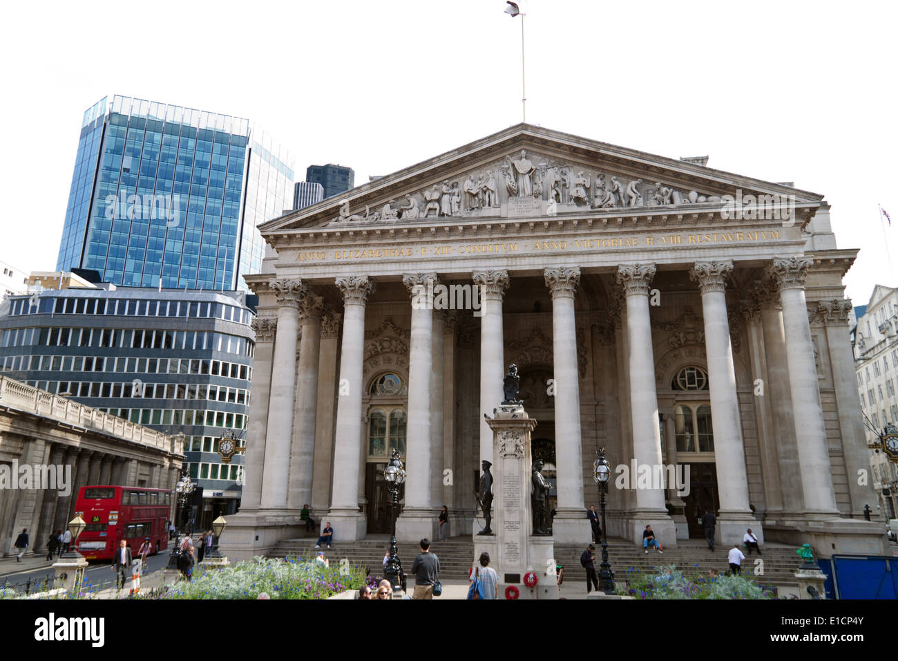 The old Stock Exchange building in London, England Stock Photo - Alamy