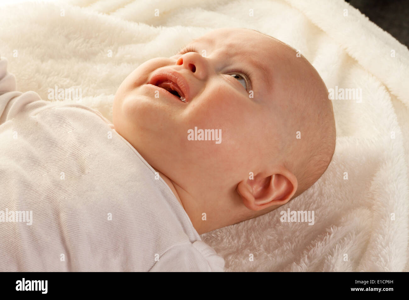 Face and portrait of a crying little baby. Sad baby Stock Photo - Alamy