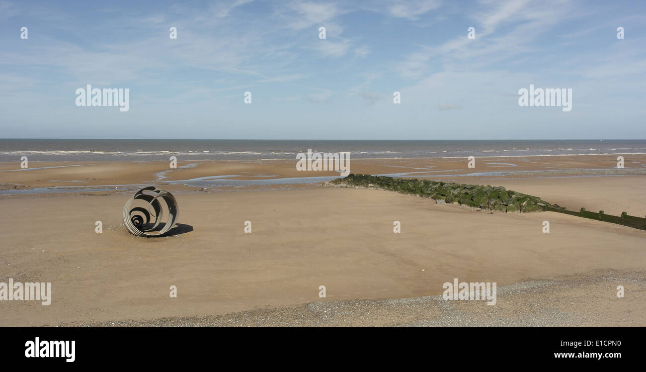 Morning at cleveleys beach hi-res stock photography and images - Alamy