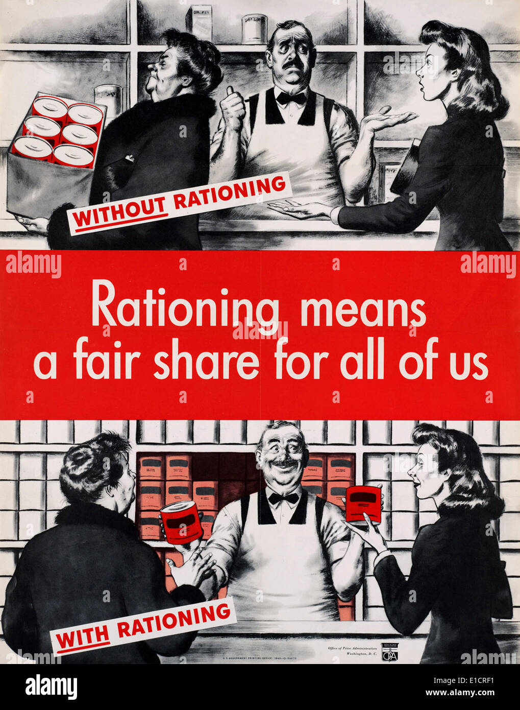 Us shopping world war ii hi-res stock photography and images - Alamy