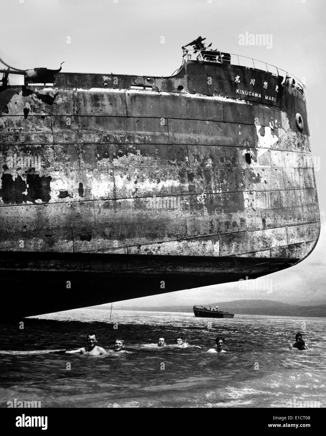 Kinugawa maru world war ii Black and White Stock Photos & Images - Alamy