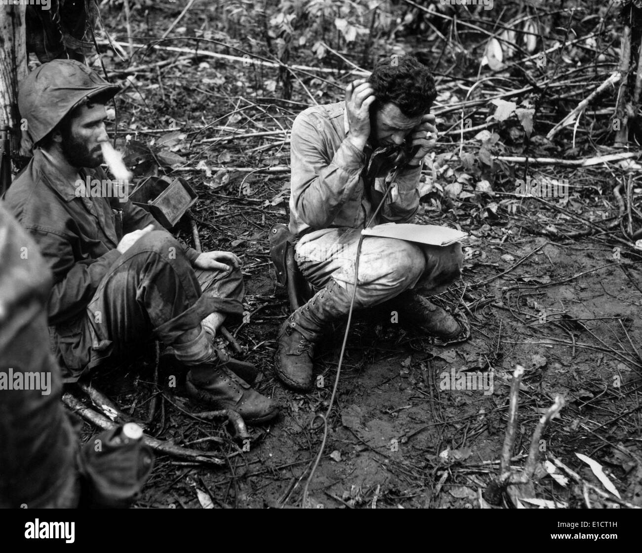 Marines weapons company battalion Black and White Stock Photos & Images ...
