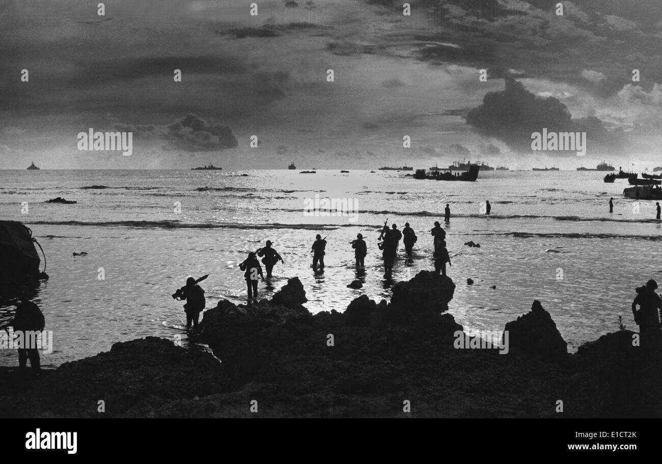 Tinian island world war ii Black and White Stock Photos & Images - Alamy