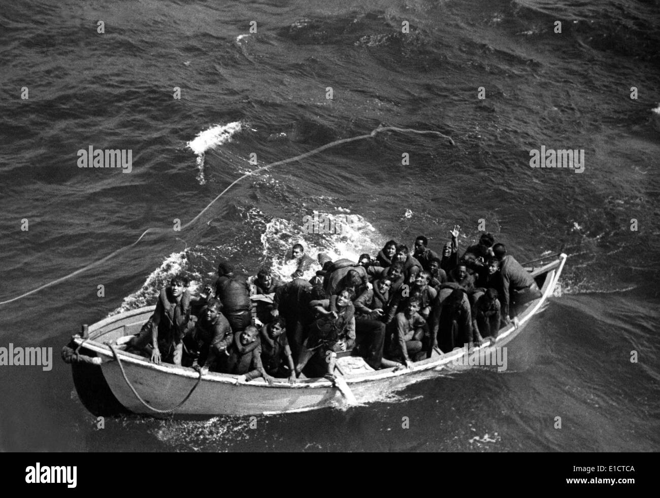 Ww2 lifeboat Black and White Stock Photos & Images - Alamy