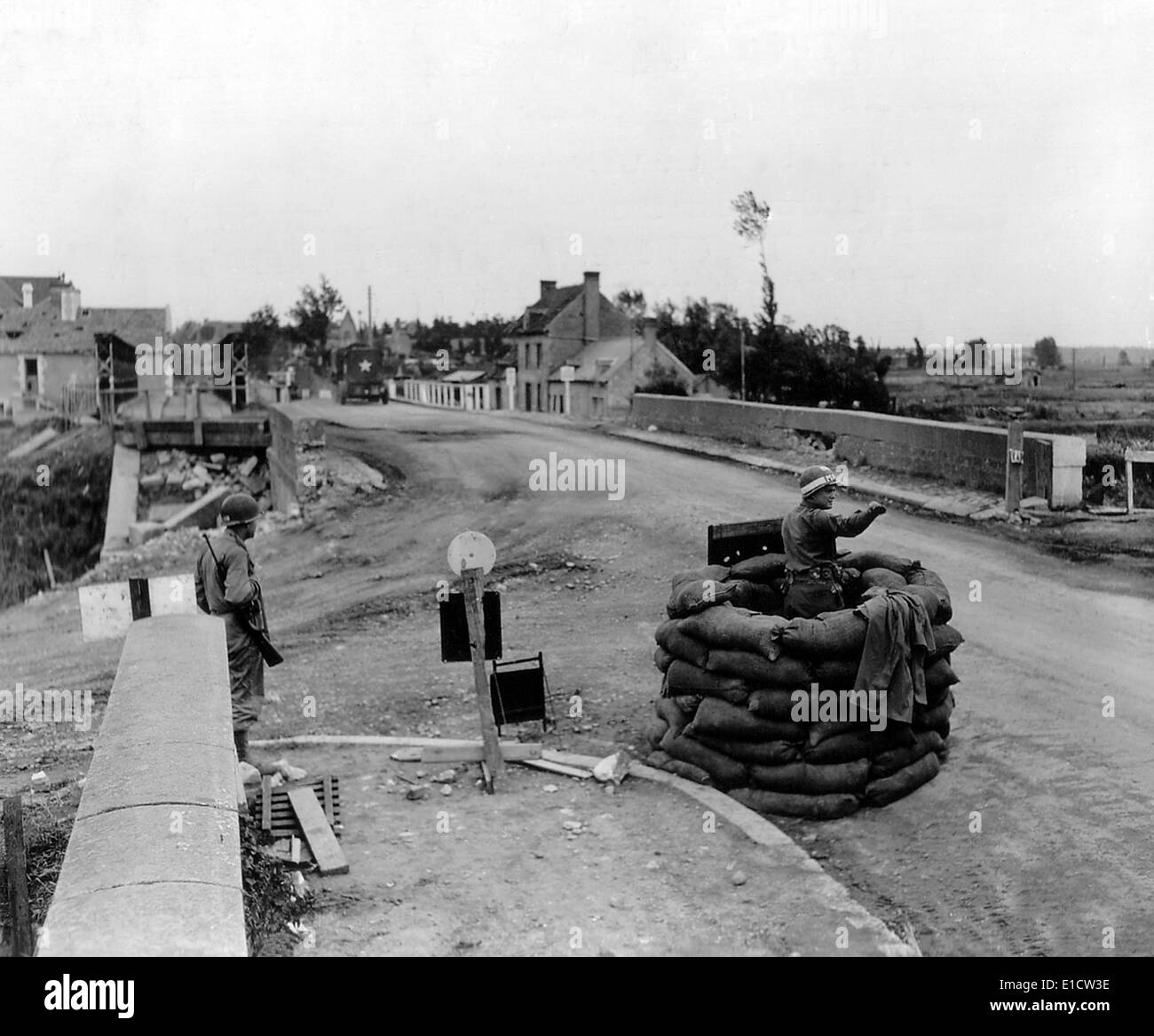 Carentan wwii hi-res stock photography and images - Alamy
