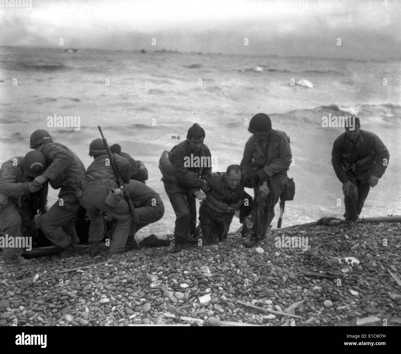 Utah beach Black and White Stock Photos & Images - Alamy