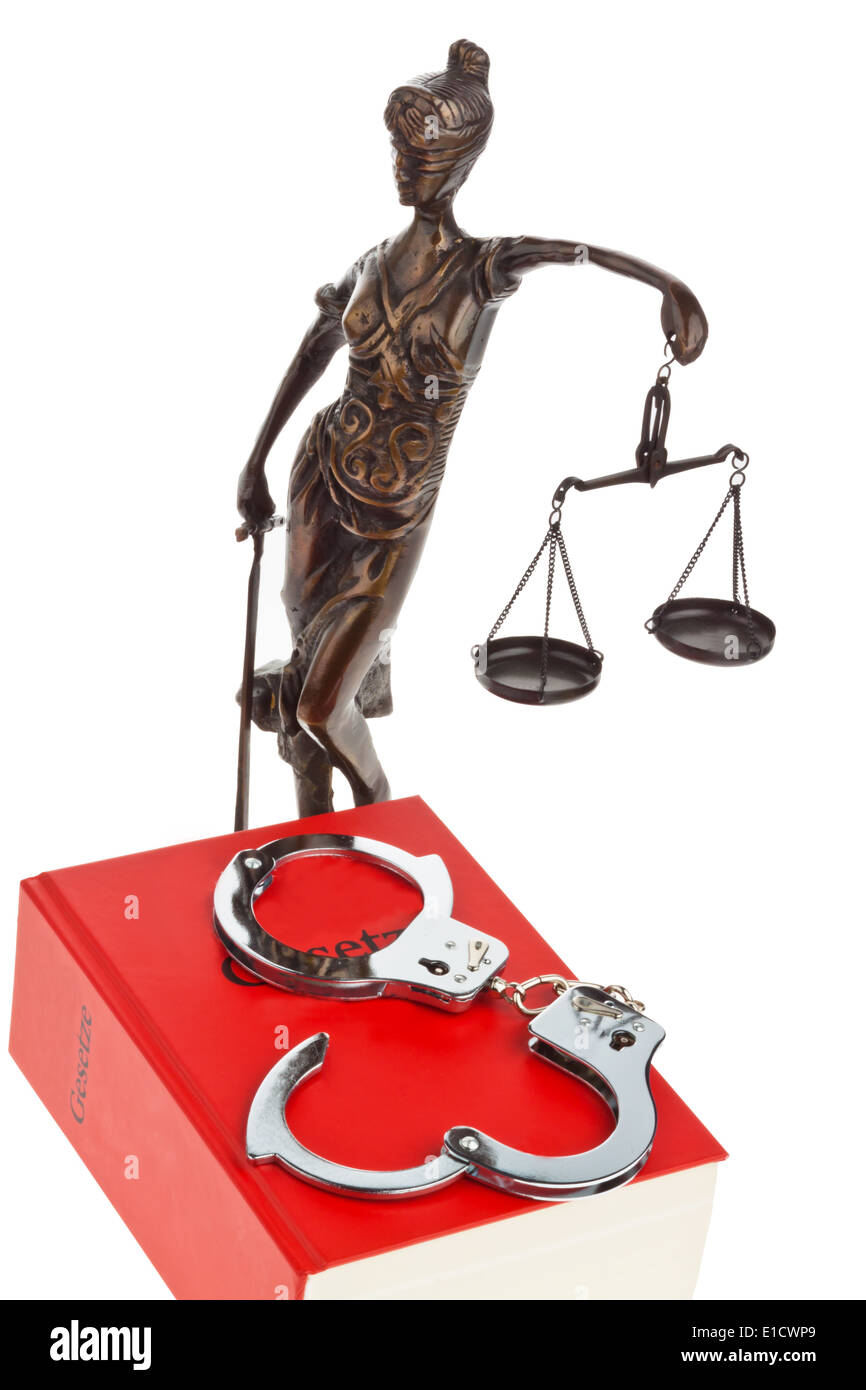 A red code with rules of court. Isolated on a white background Stock ...